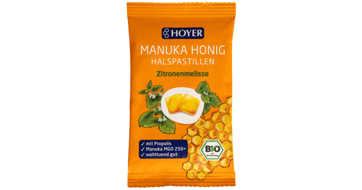 Manuka medus 250+ MGO pastilas l Ekoloģiskas | LIVIN