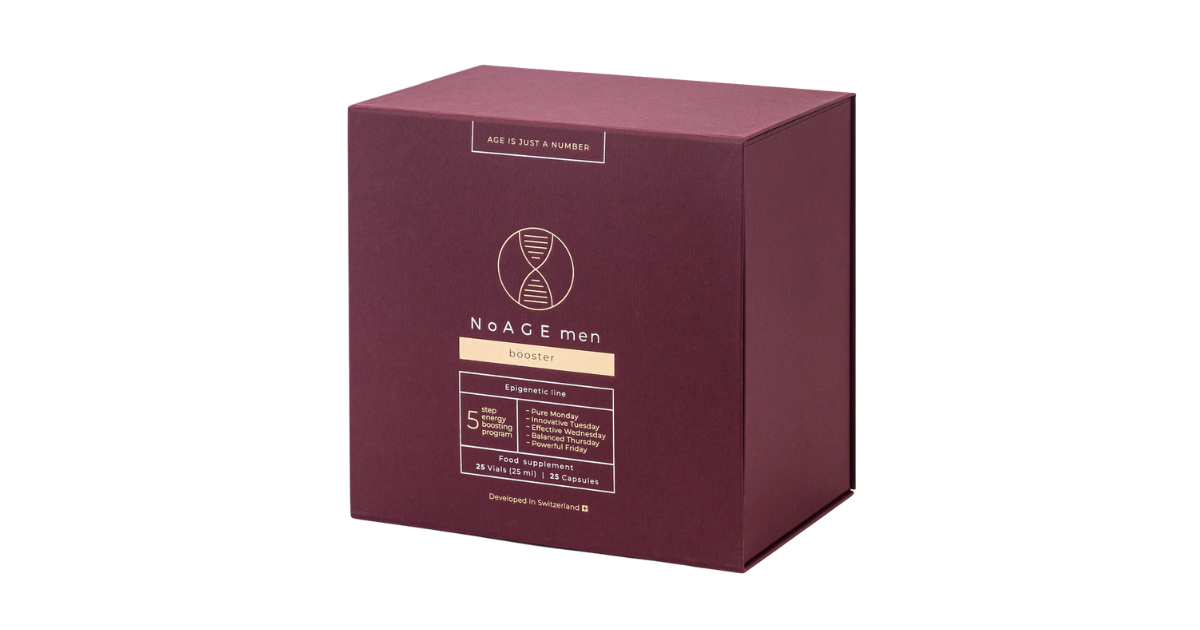 Maisto papildas vyrams NoAGE booster | LIVIN