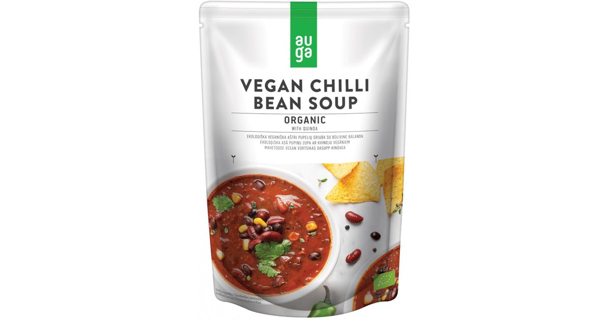 Aštri pupelių sriuba su bolivine balanda | Ekologiška | LIVIN