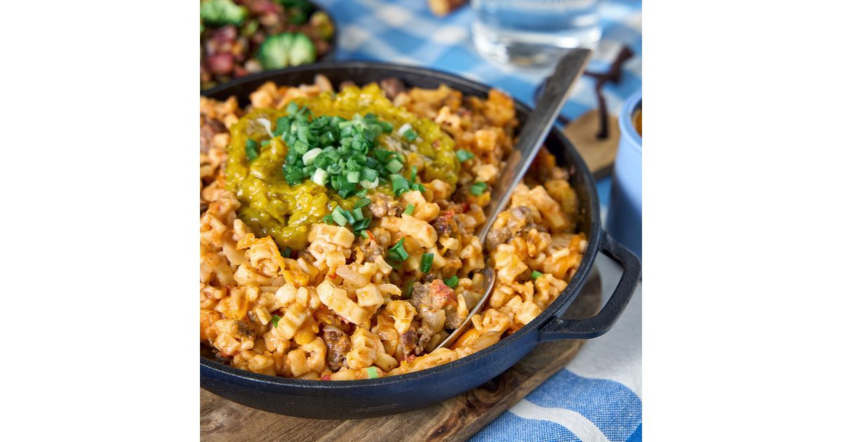 Pasta veiseliha ja juustuga ühel pannil | LIVIN