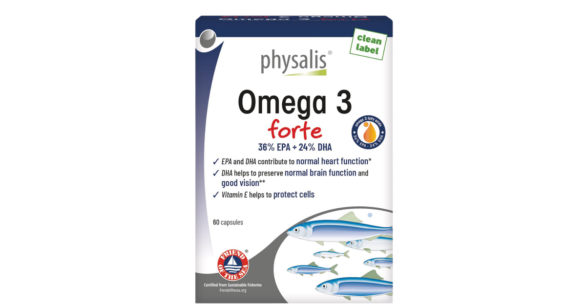 Omega-3 forte. Maisto papildas | LIVIN