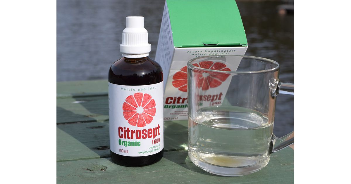 „Citrosept Organic“ 1500 - jauns, spēcīgs un praktisks | LIVIN