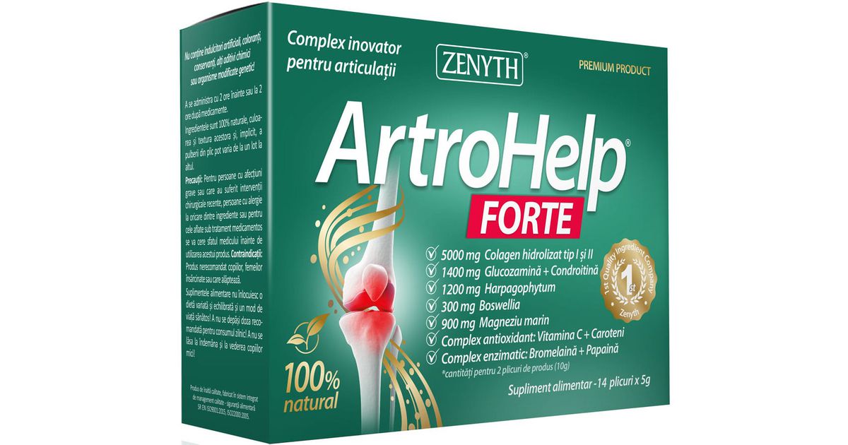 ARTROHELP FORTE | Maisto papildas kaulams ir sąnariams | LIVIN